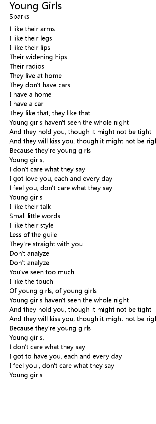 Young Girls Lyrics - Follow Lyrics