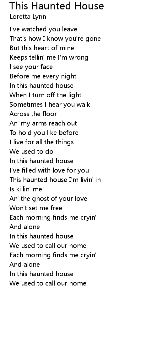 This Haunted House Lyrics - Follow Lyrics